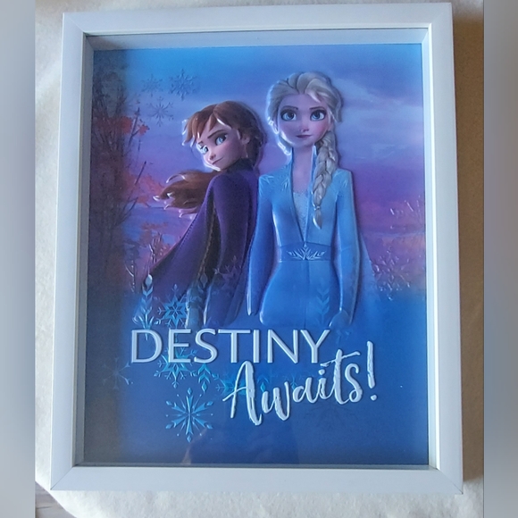 Disney | Art | Frozen 2 Framed 3d Destiny Awaits Picture | Poshmark